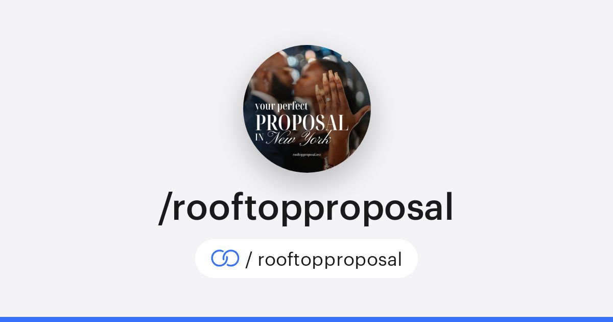 /rooftopproposal · solo.to