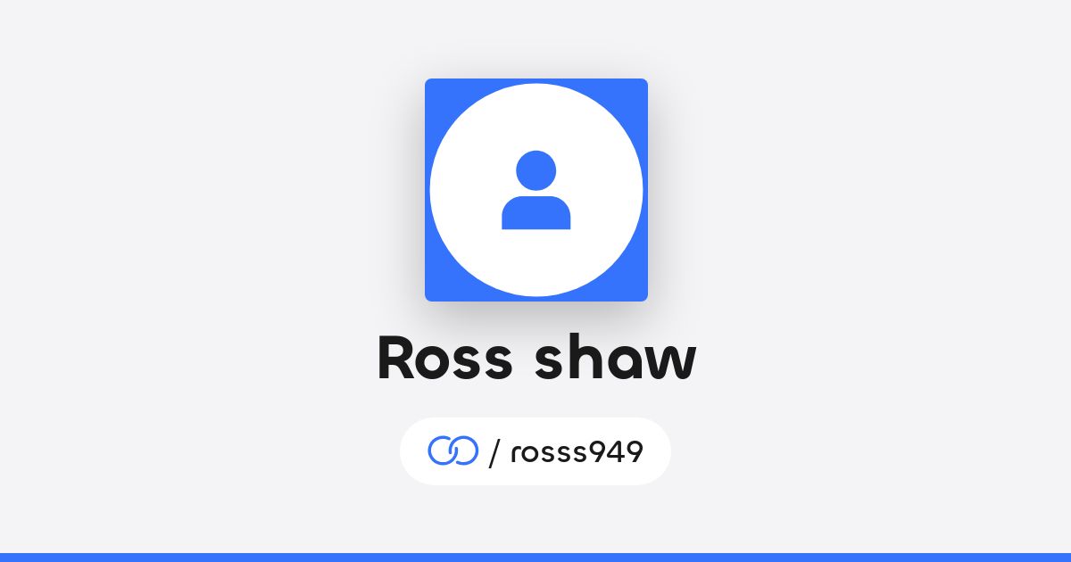 Ross shaw (/rosss949) · solo.to