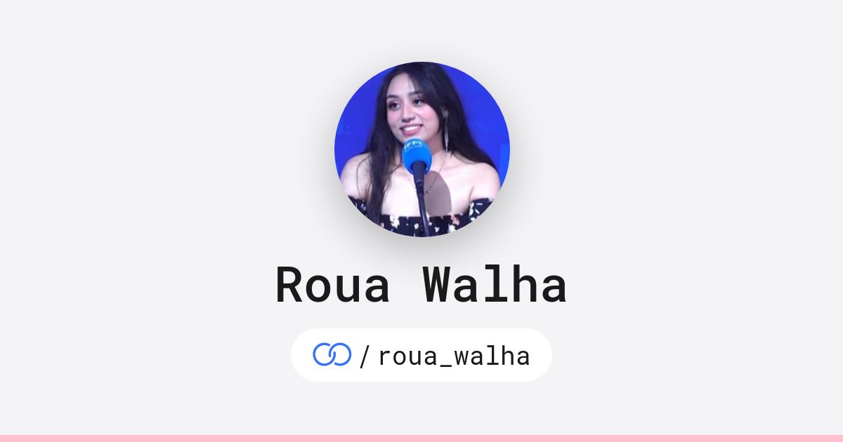 Roua Walha (/roua_walha) · solo.to