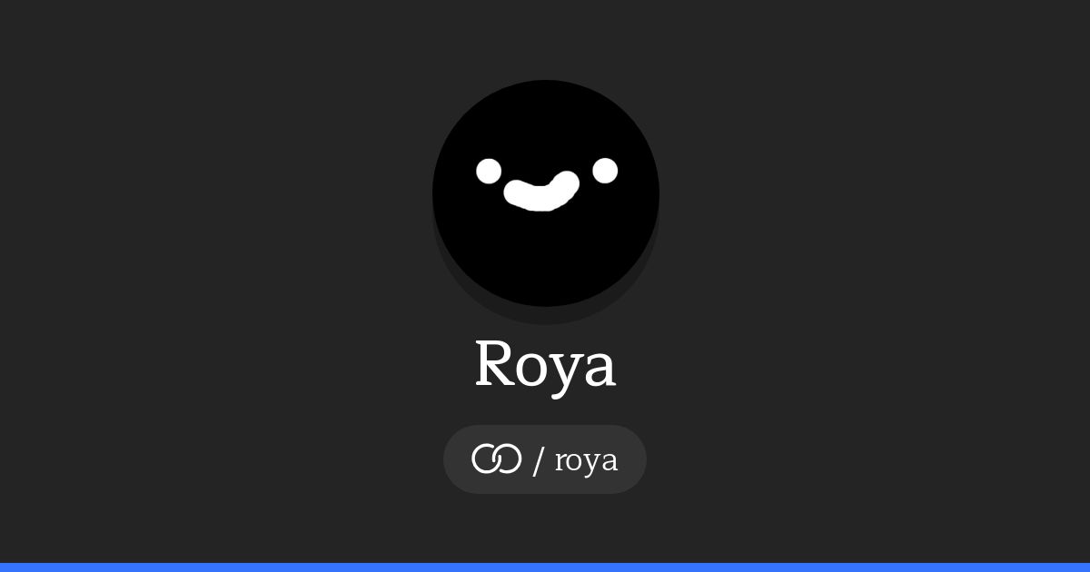 Roya · solo.to