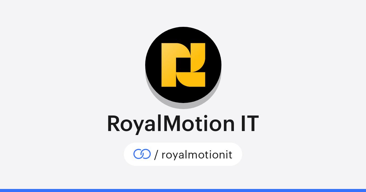 RoyalMotion IT (/royalmotionit) · solo.to