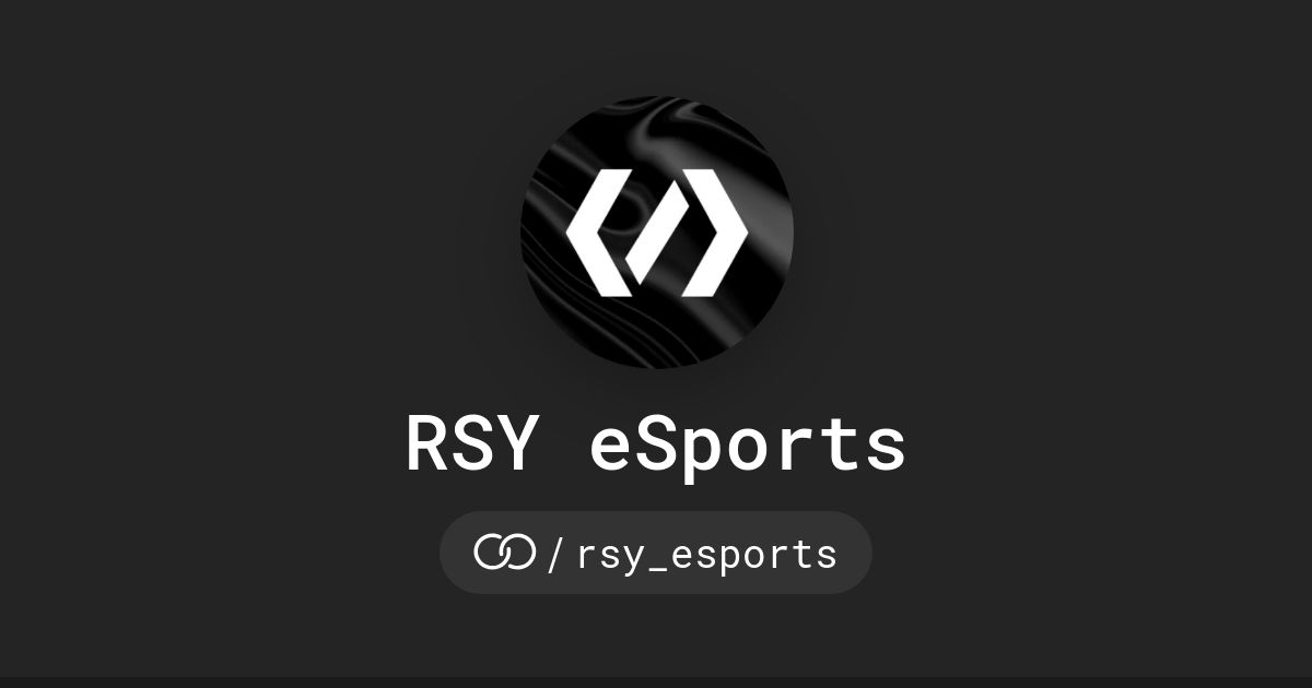 RSY eSports (/rsy_esports) · solo.to