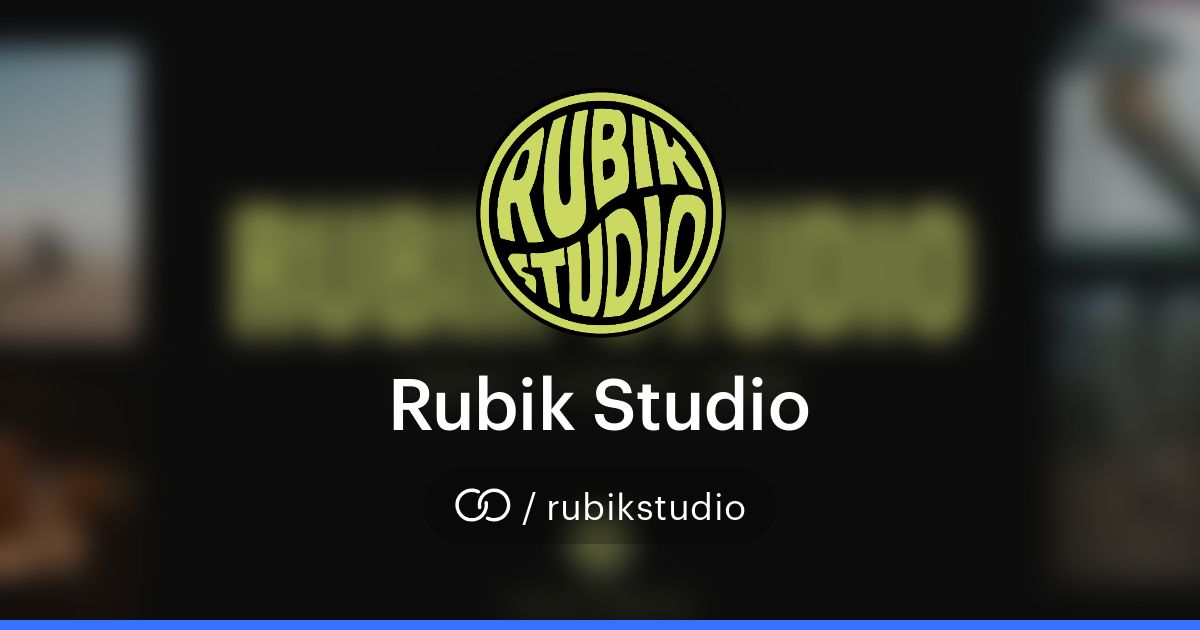 Rubik Studio (/rubikstudio) · solo.to