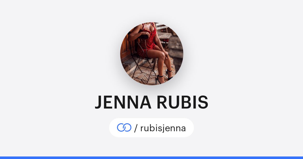 JENNA RUBIS (/rubisjenna) · solo.to