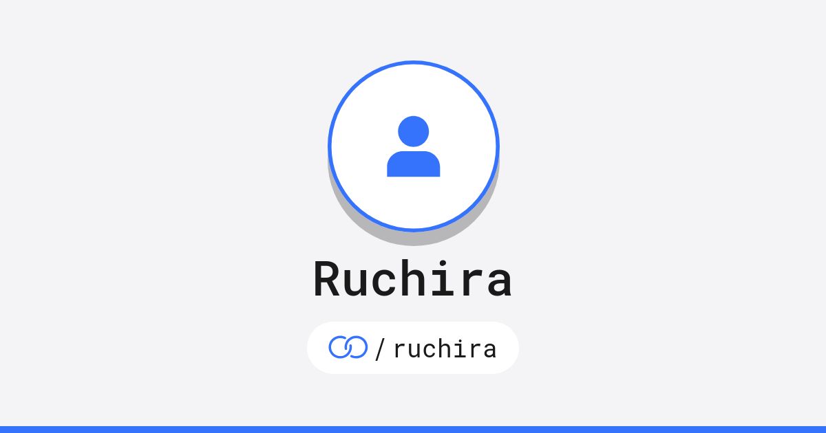Ruchira · solo.to