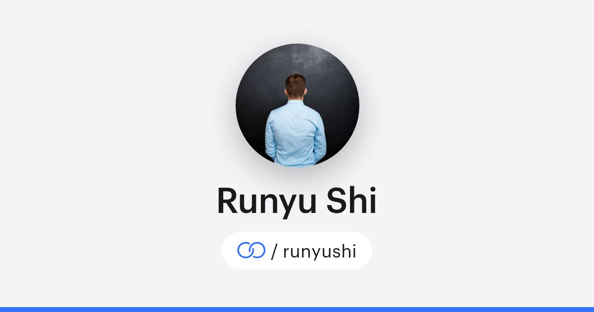 Runyu Shi (/runyushi) · solo.to