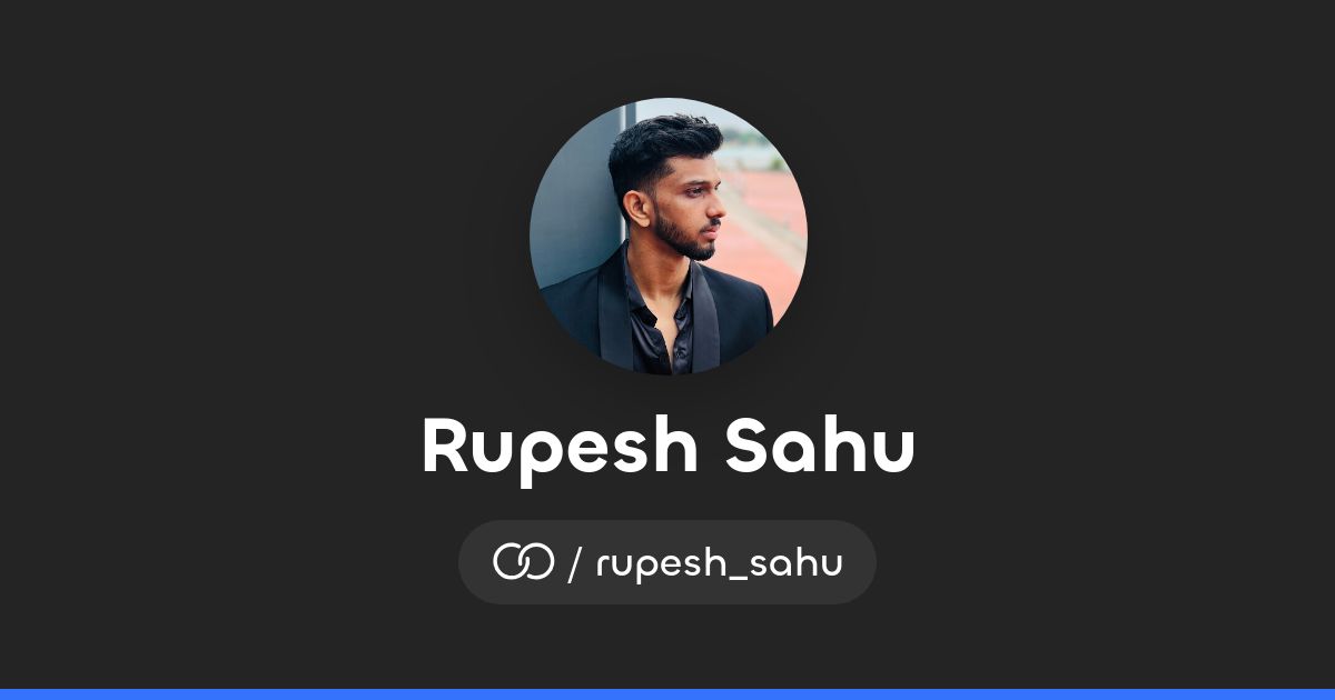Rupesh Sahu (/rupesh_sahu) · solo.to
