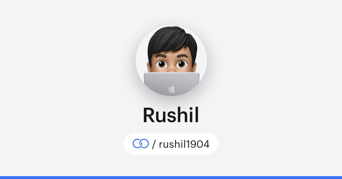 Rushil (/rushil1904) · solo.to