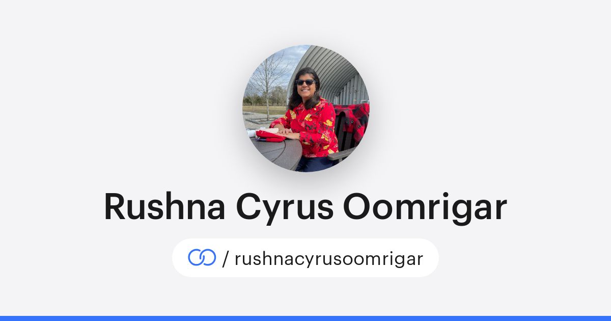 Rushna Cyrus Oomrigar (/rushnacyrusoomrigar) · solo.to