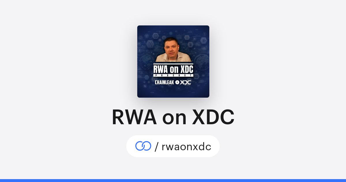 RWA on XDC (/rwaonxdc) · solo.to
