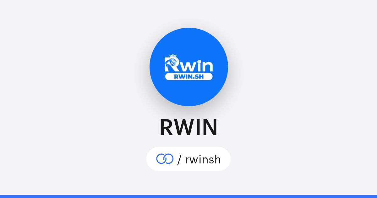 RWIN (/rwinsh) · solo.to