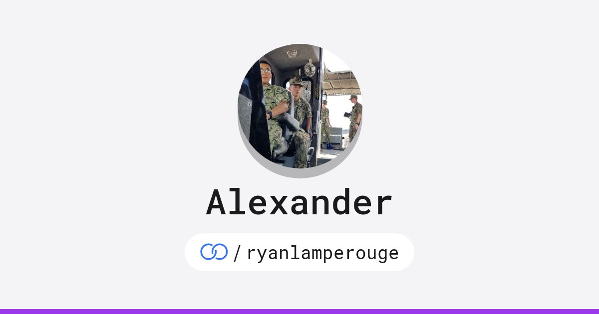 Alexander (/ryanlamperouge) · solo.to