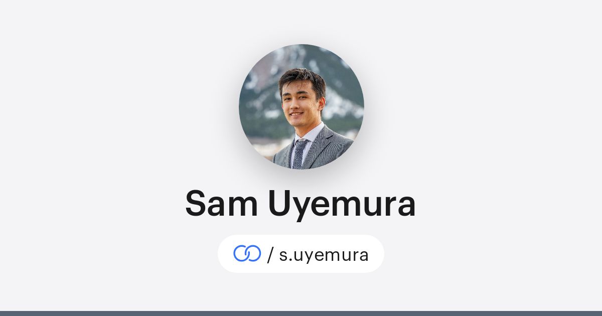 Sam Uyemura (/s.uyemura) · solo.to