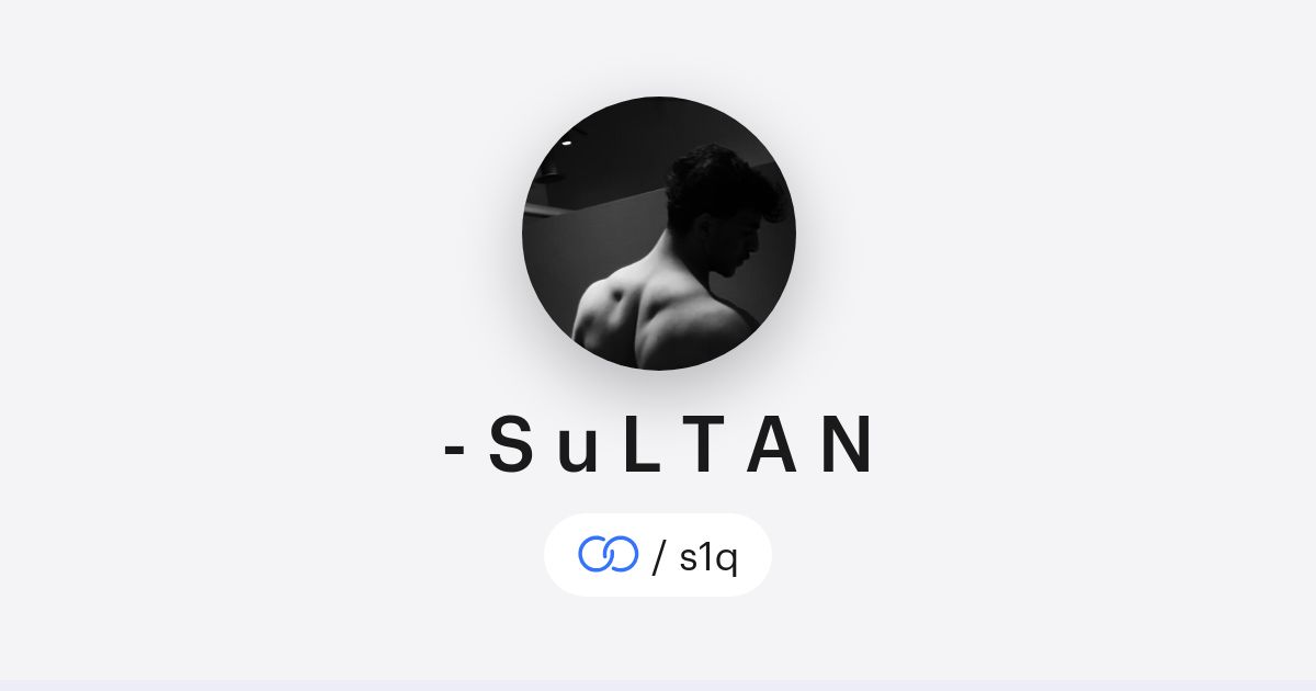 - S u L T A N (/s1q) · solo.to