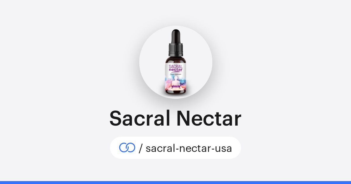 Sacral Nectar (/sacral-nectar-usa) · solo.to