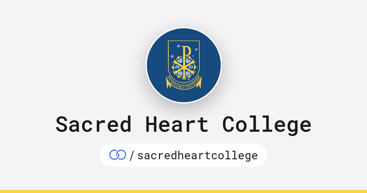 Sacred Heart College (/sacredheartcollege) · solo.to