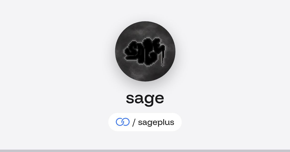 sage (/sageplus) · solo.to