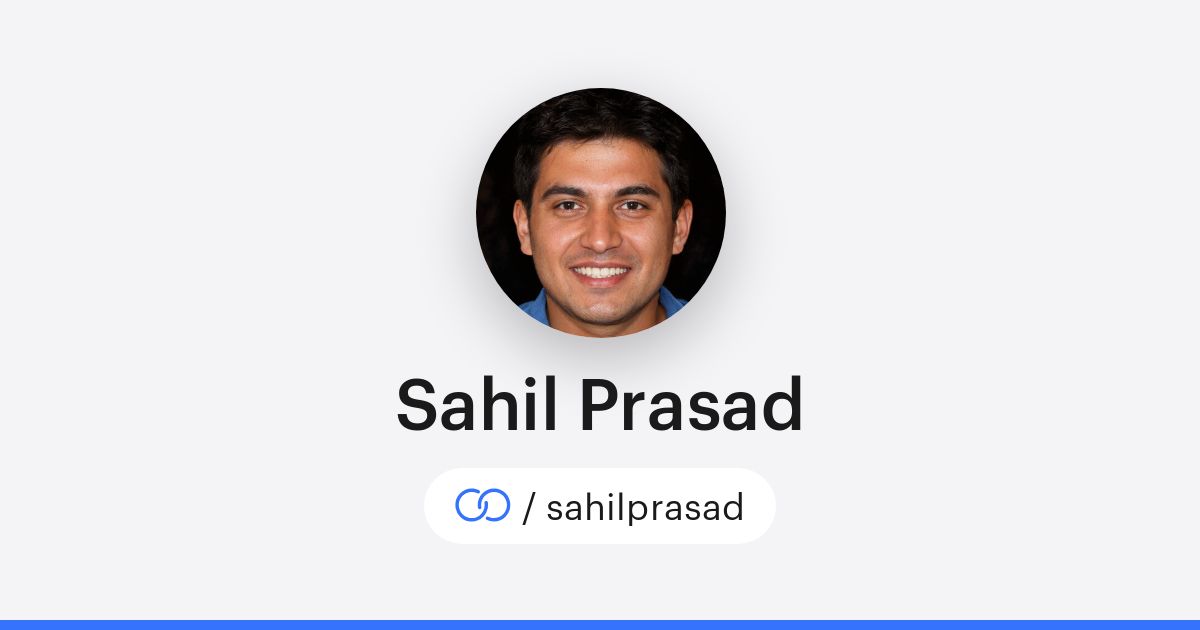 Sahil Prasad (/sahilprasad) · solo.to