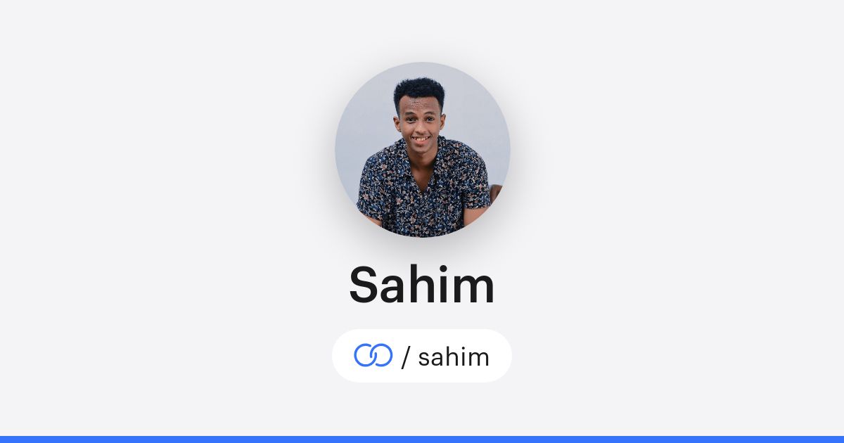 Sahim · solo.to
