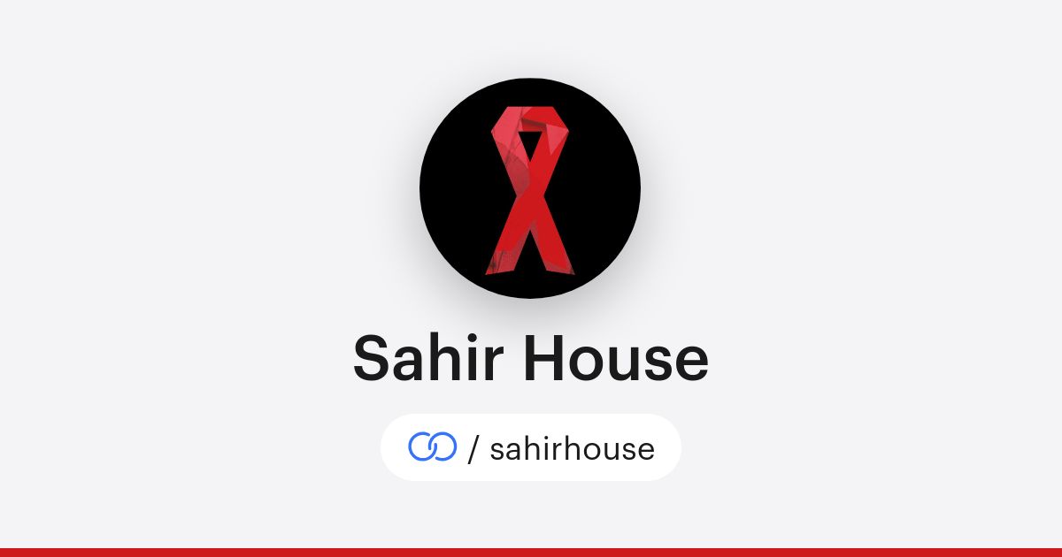 Sahir House (/sahirhouse) · solo.to