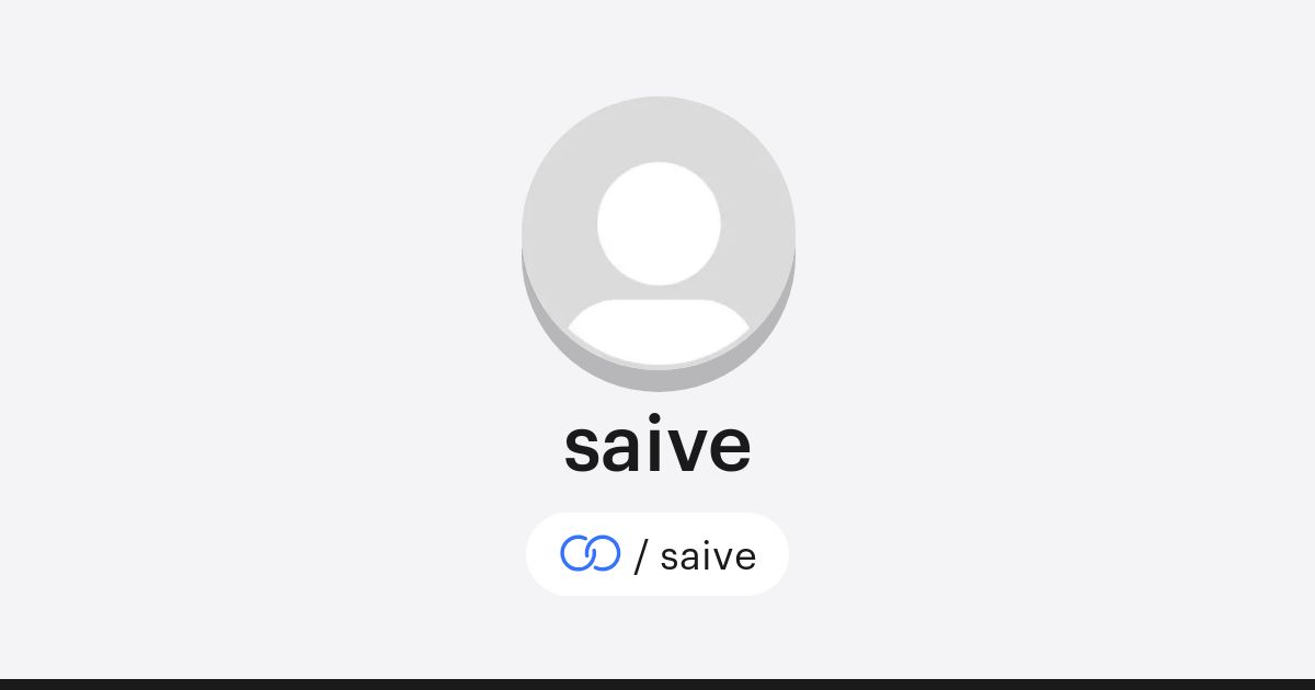 saive · solo.to