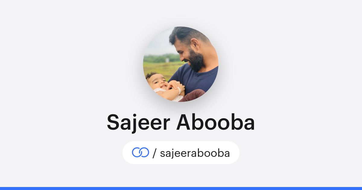 Sajeer Abooba (/sajeerabooba) · solo.to