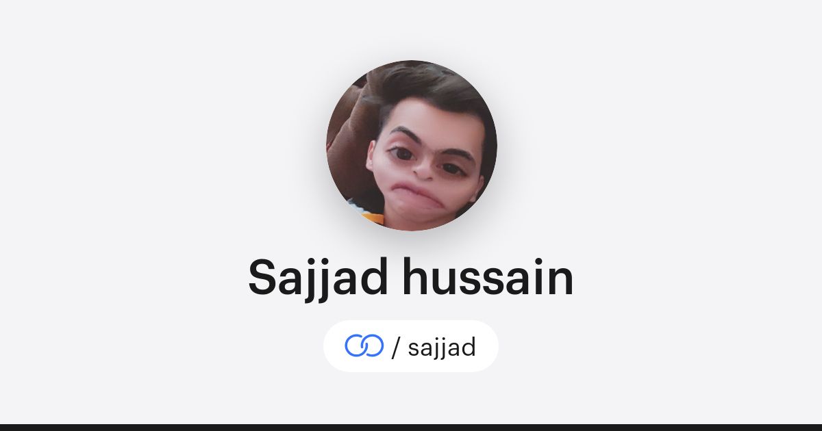 Sajjad hussain (/sajjad) · solo.to