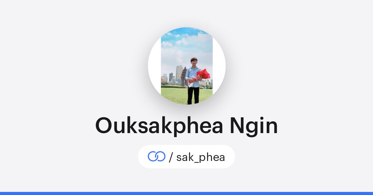 Ouksakphea Ngin (/sak_phea) · solo.to