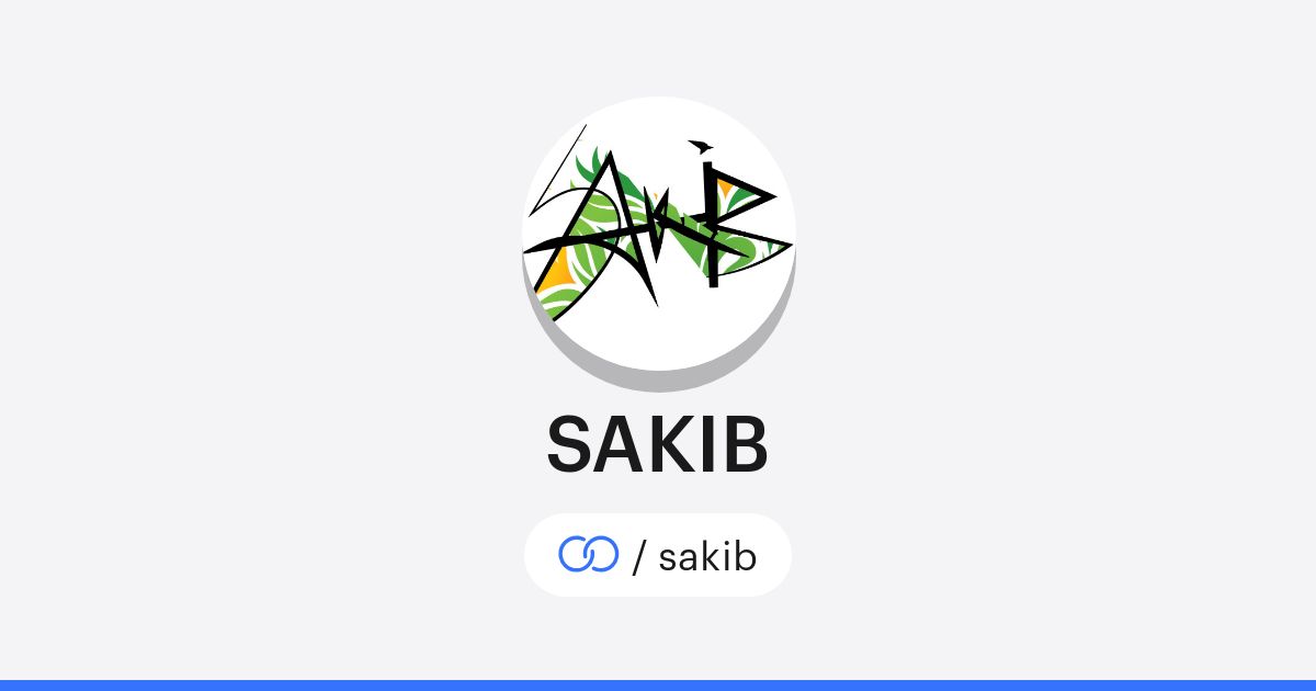 SAKIB · solo.to