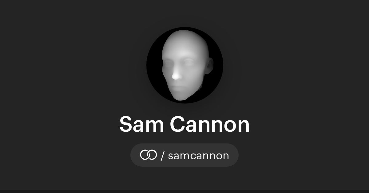 Sam Cannon (/samcannon) · solo.to