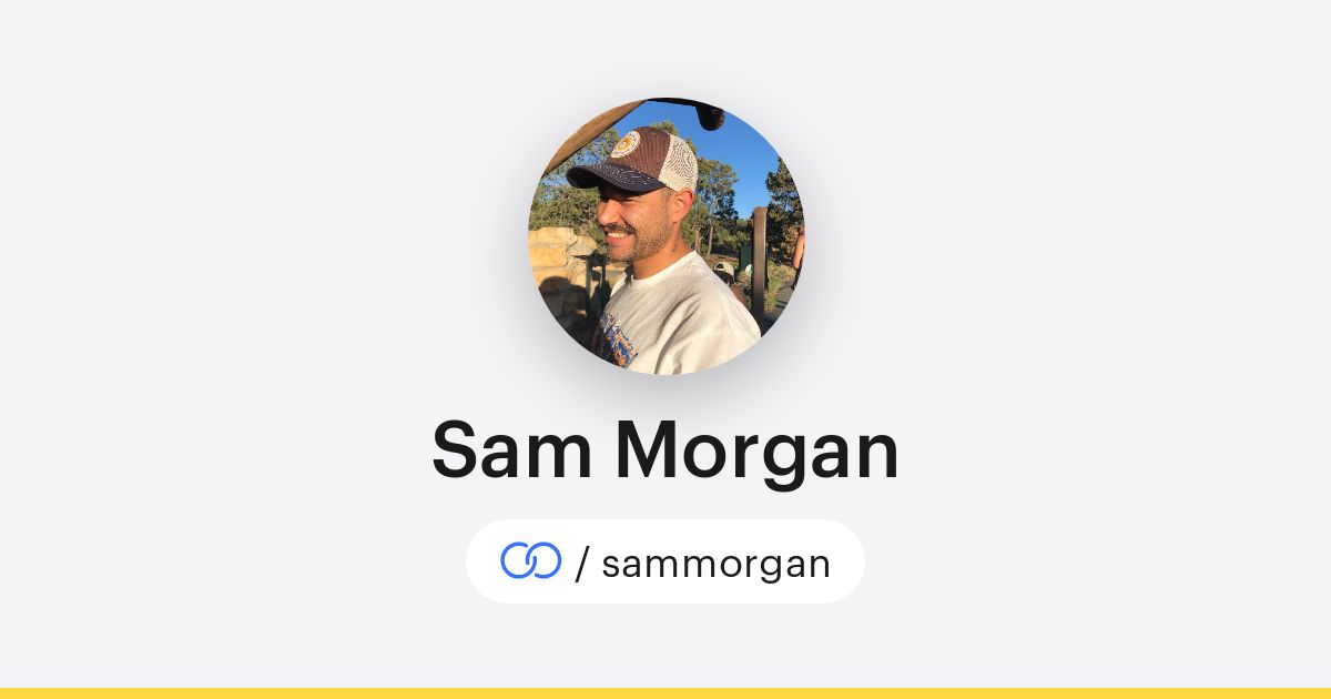 Sam Morgan (/sammorgan) · solo.to