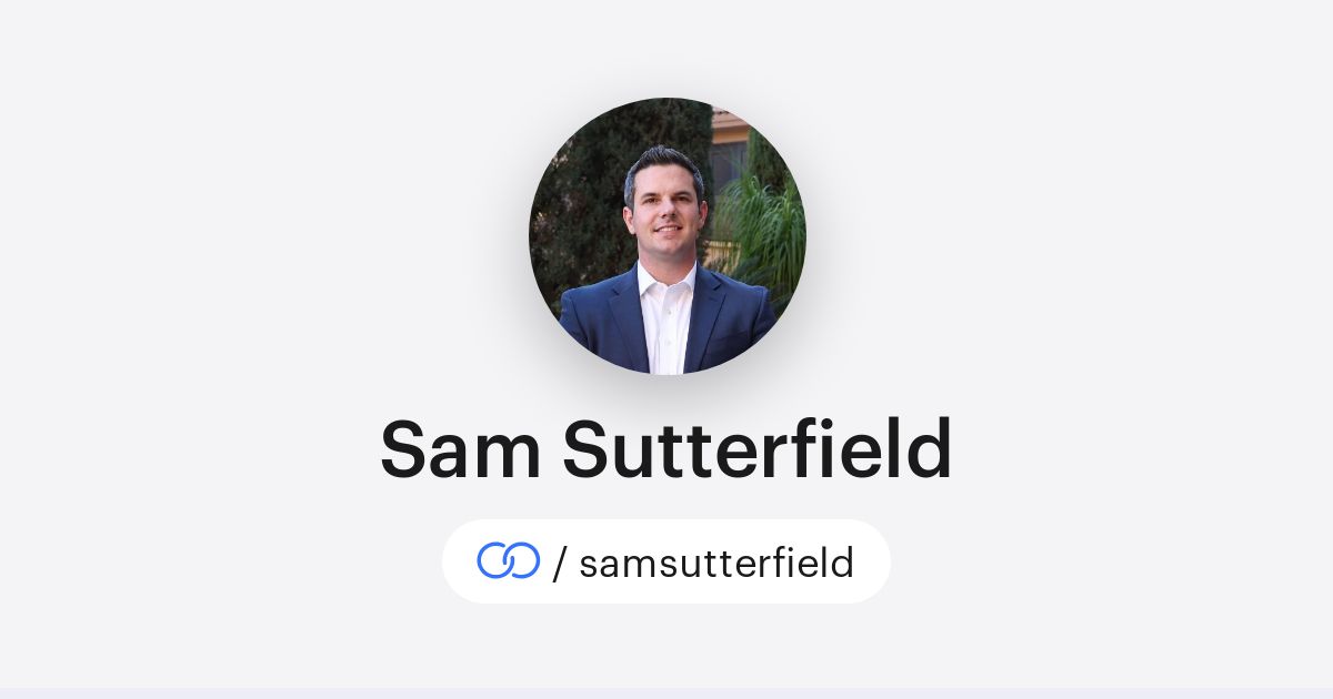 Sam Sutterfield (/samsutterfield) · solo.to