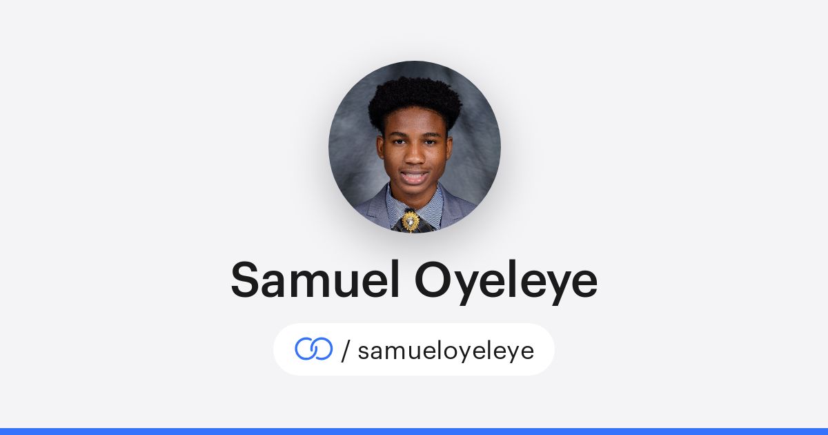 Samuel Oyeleye (/samueloyeleye) · solo.to