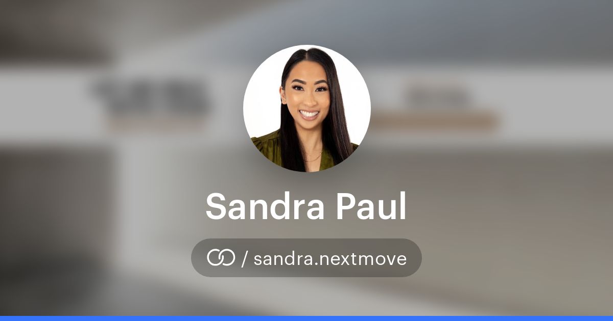 Sandra Paul (/sandra.nextmove) · solo.to