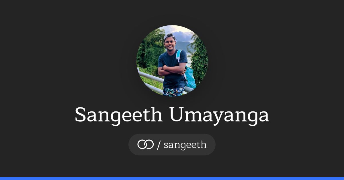 Sangeeth Umayanga (/sangeeth) · solo.to