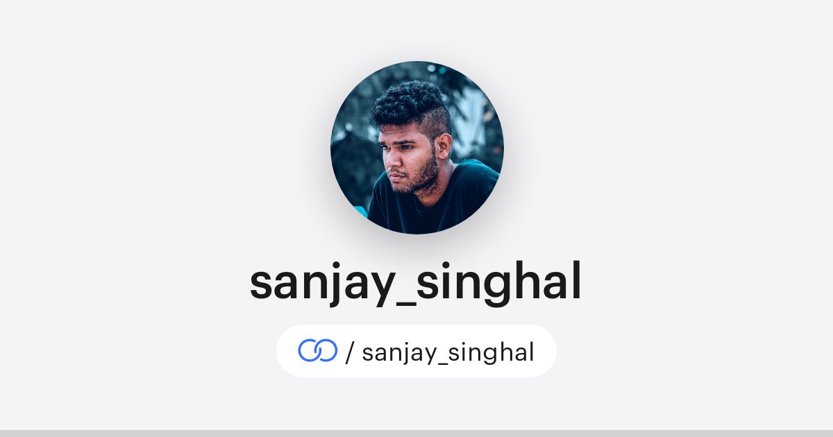 sanjay_singhal · solo.to