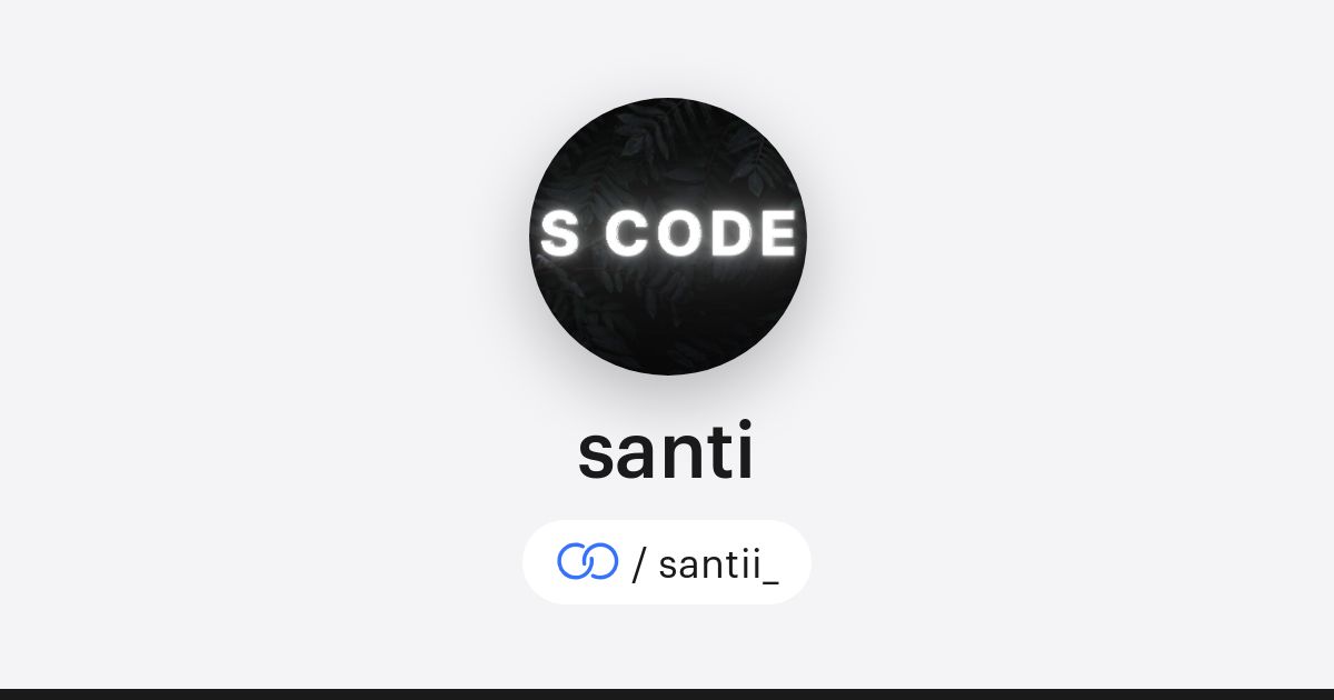 santi (/santii_) · solo.to