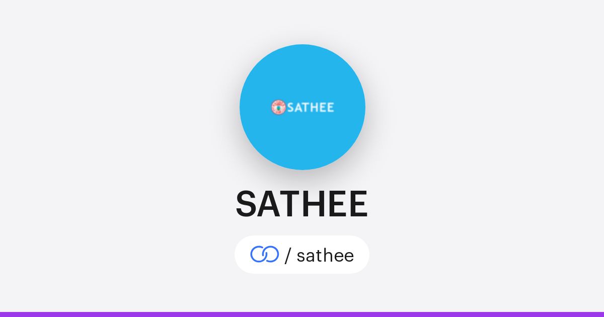 SATHEE · solo.to