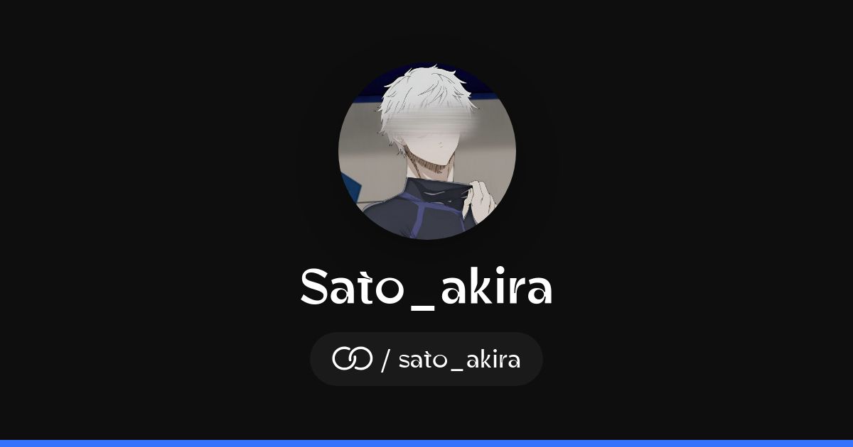 Sato_akira · solo.to