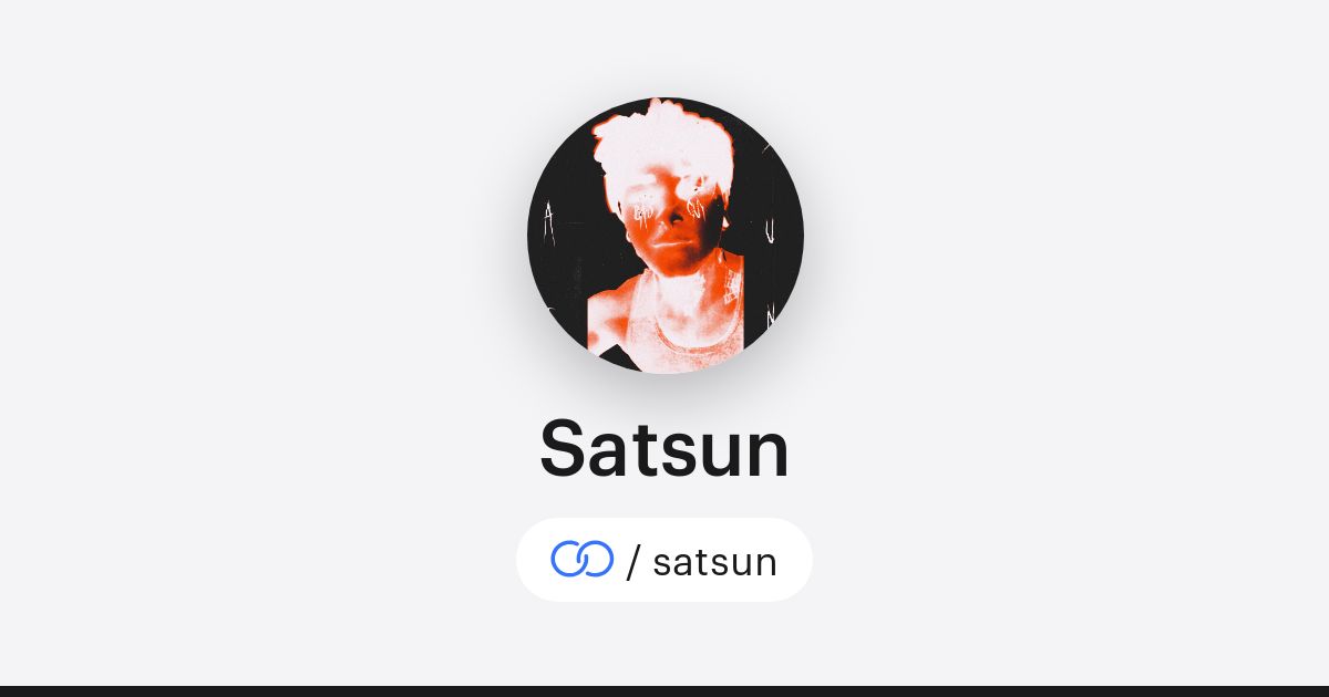 Satsun (/satsun) · solo.to