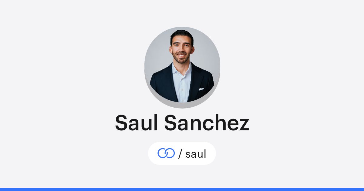 Saul Sanchez (/saul) · solo.to