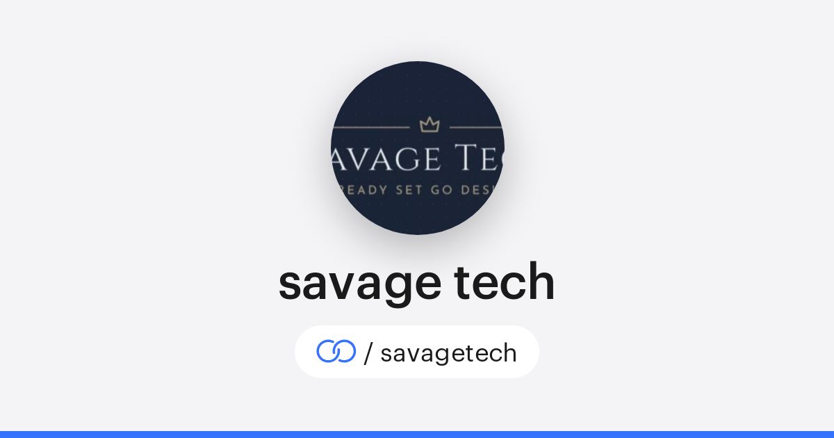 savage tech (/savagetech) · solo.to