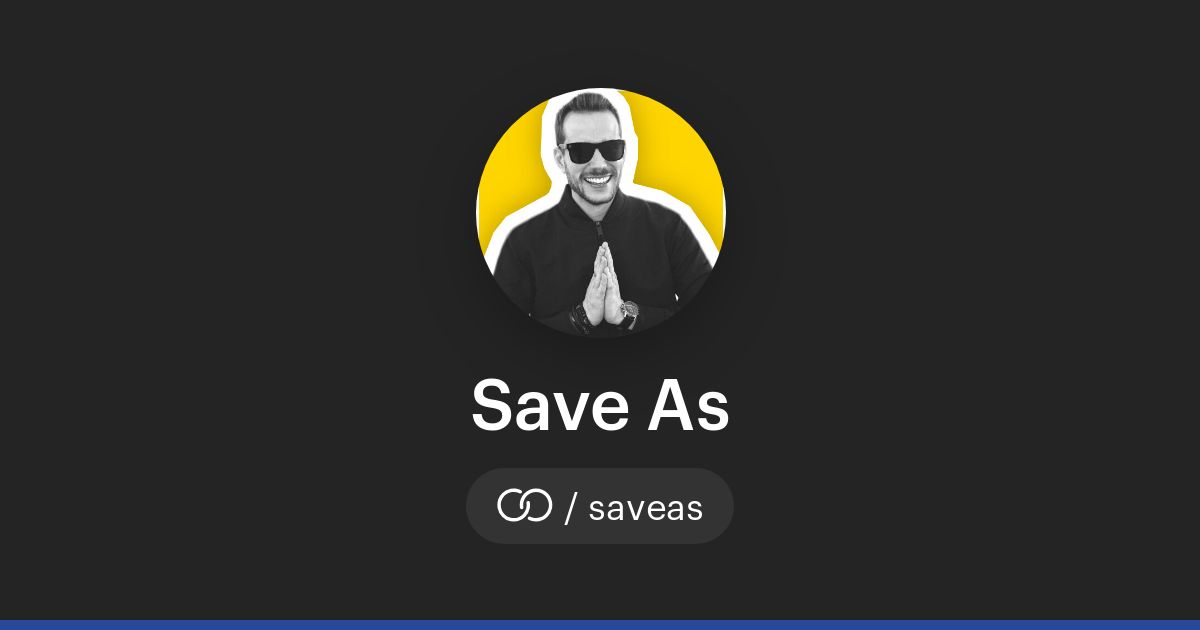 Save As (/saveas) · solo.to