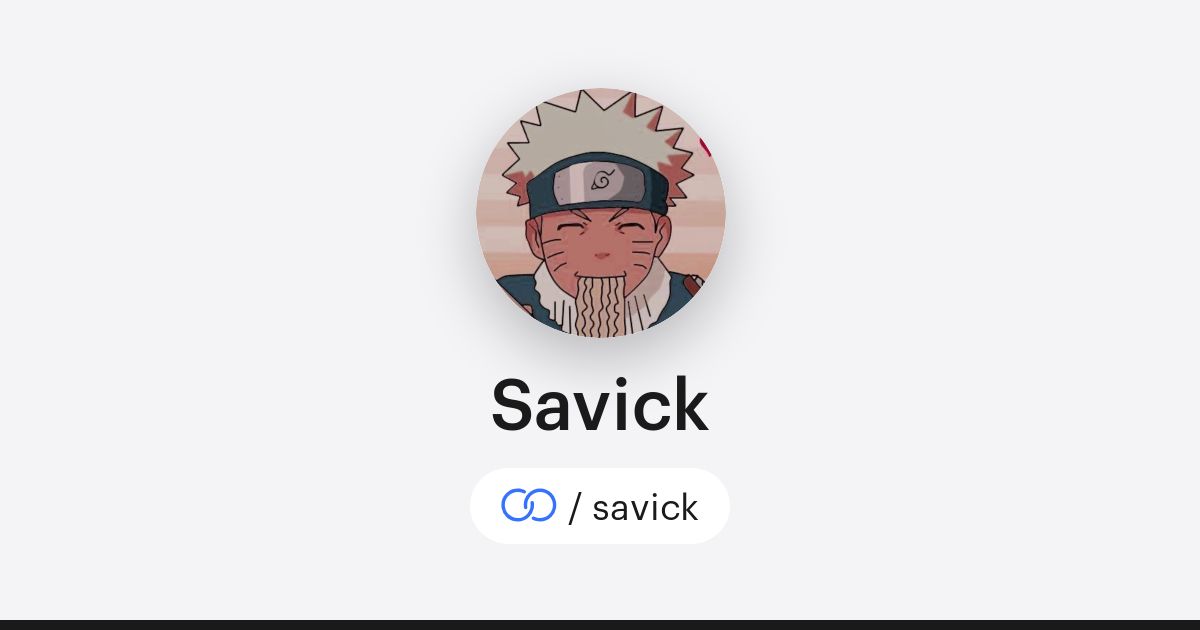 Savick · solo.to