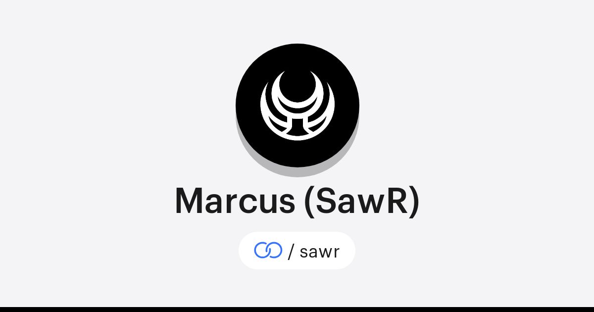 Marcus (SawR) (/sawr) · solo.to
