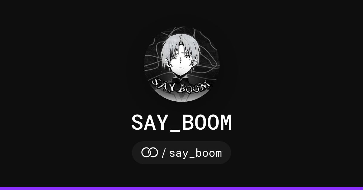 SAY_BOOM · solo.to