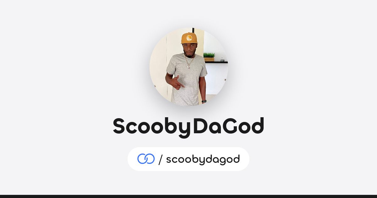 ScoobyDaGod (/scoobydagod) · solo.to