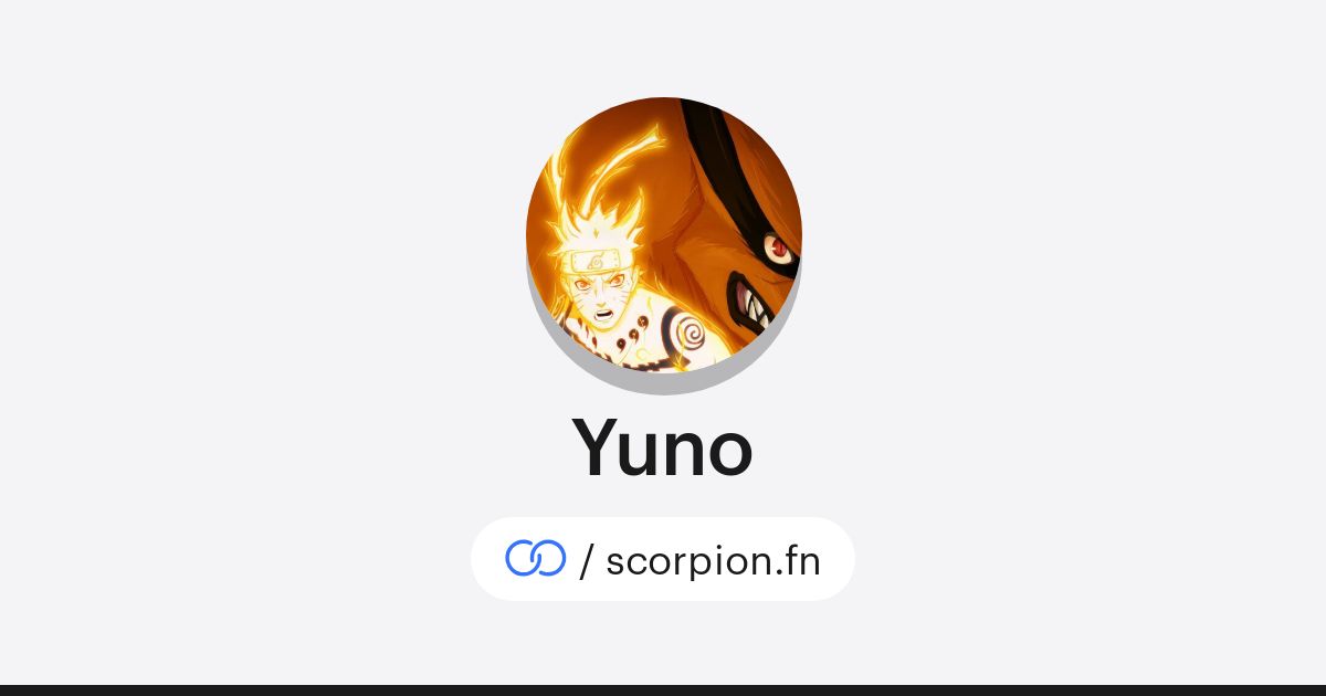 Yuno (/scorpion.fn) · solo.to