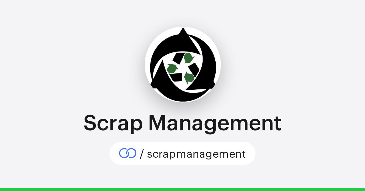 Scrap Management (/scrapmanagement) · solo.to