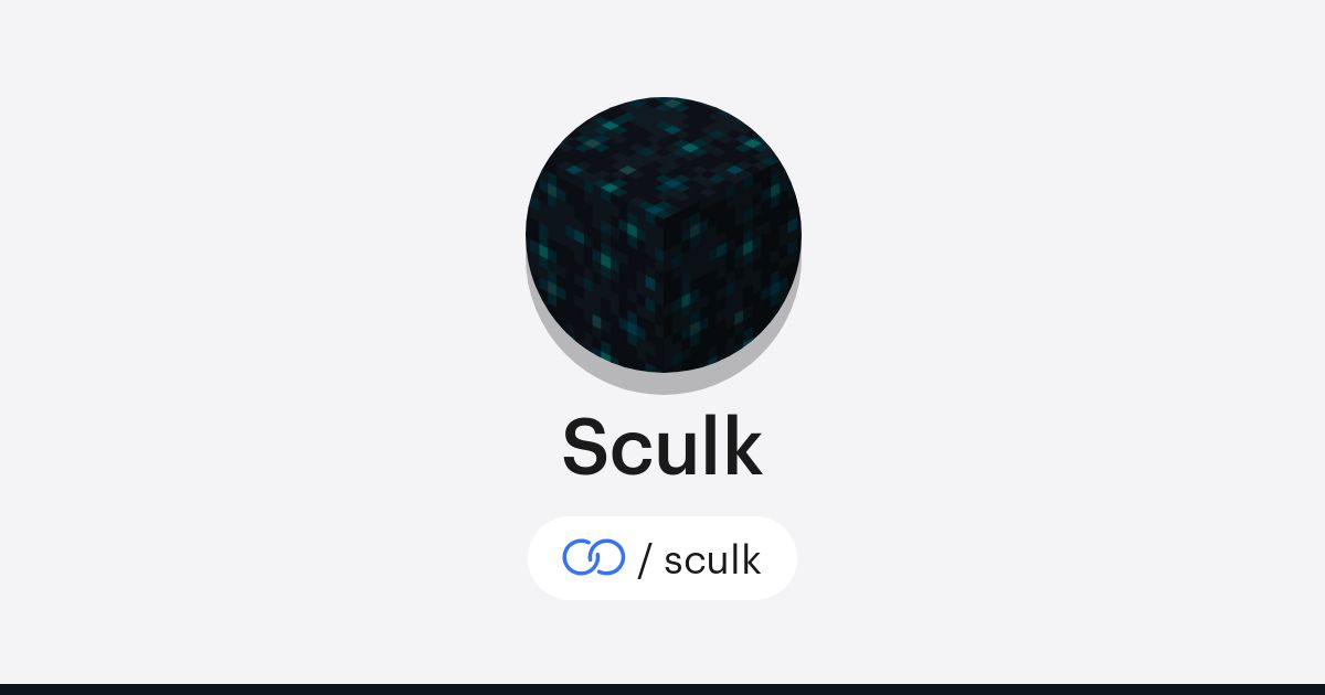 Sculk · solo.to